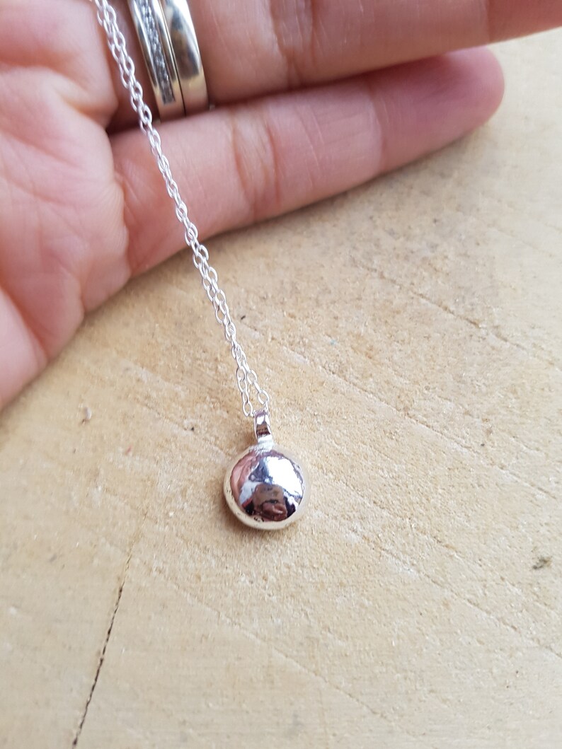 Pebble Necklace Sterling Silver - Etsy
