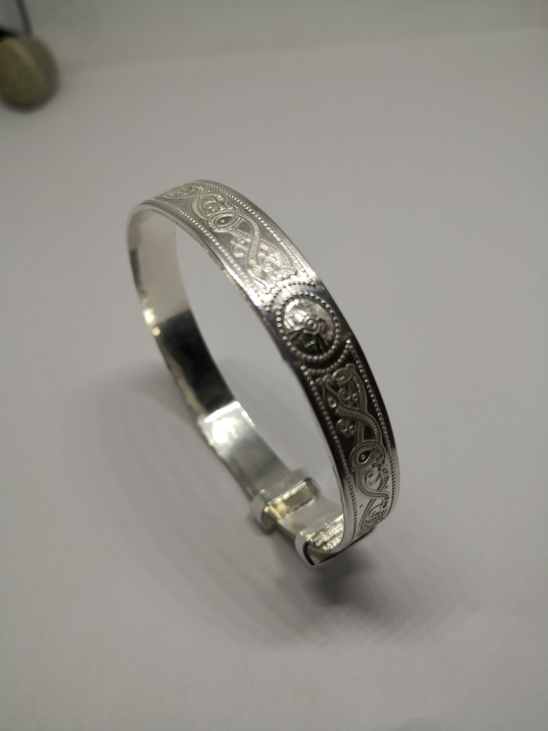 Silver Expandable Bangle Statement Bangle Sterling Silver | Etsy