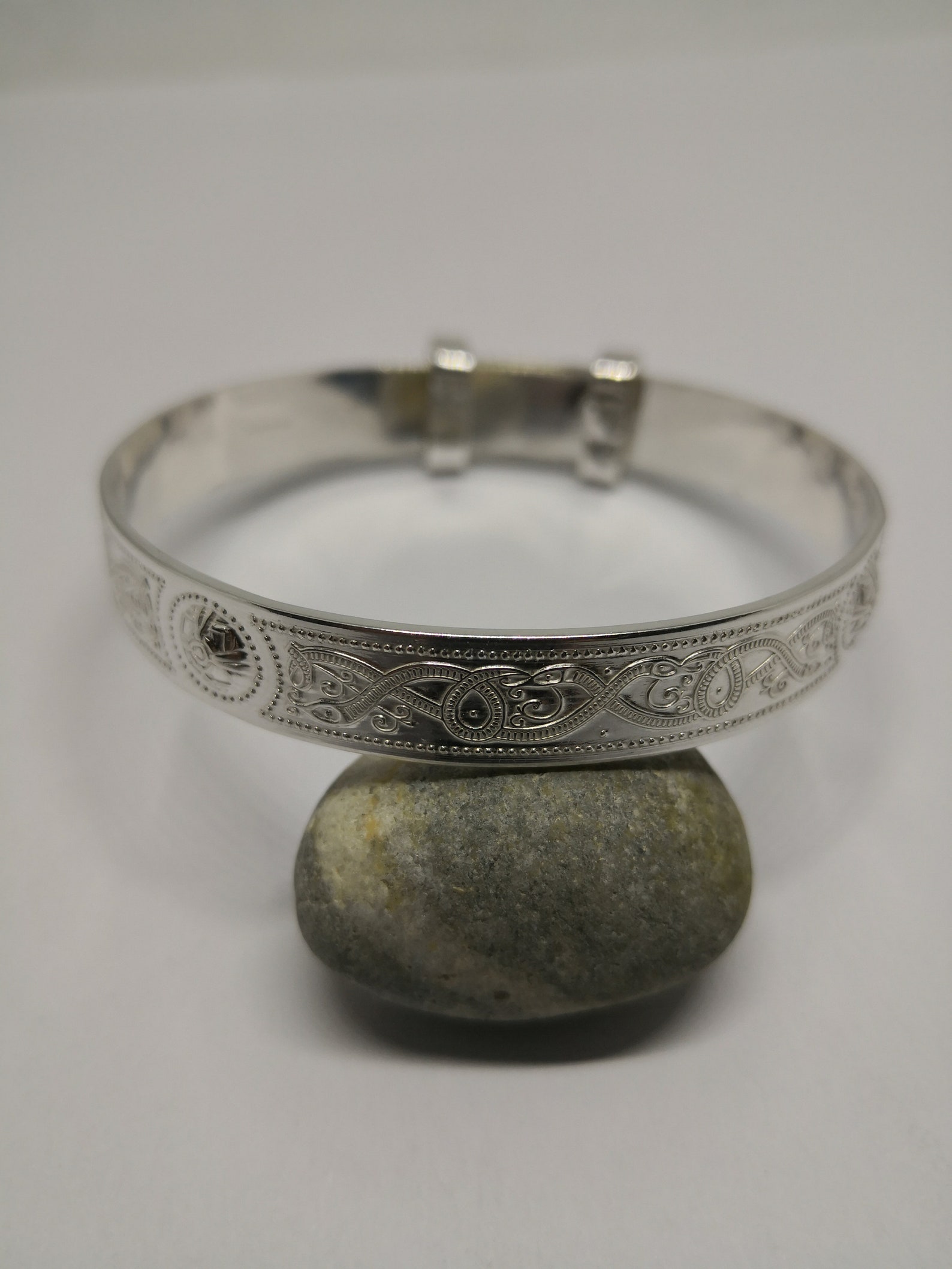 Silver Expandable Bangle Statement Bangle Sterling Silver | Etsy