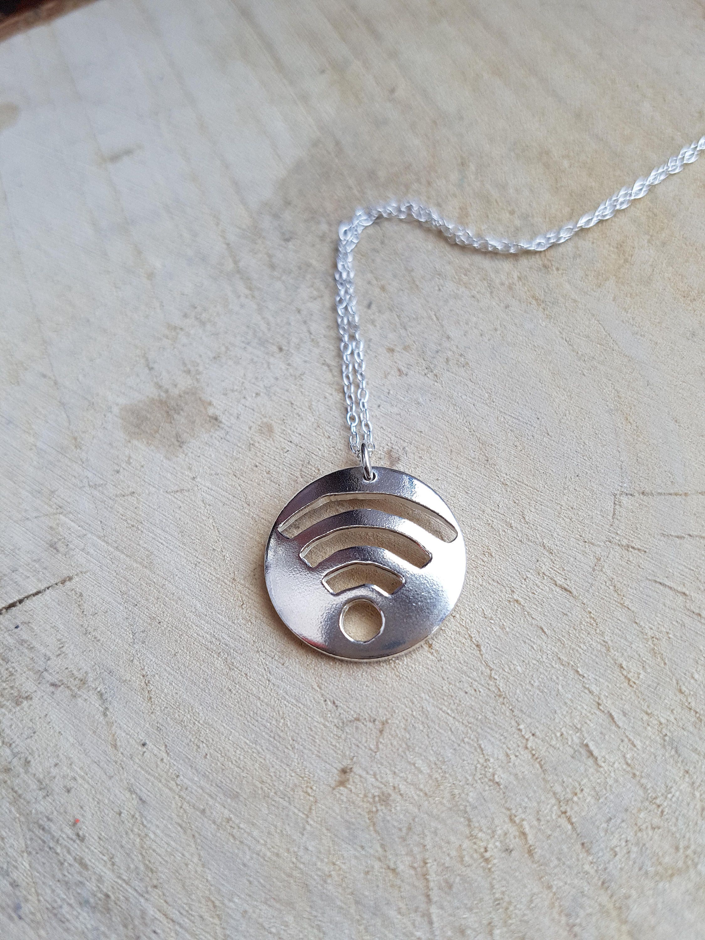 Wifi Necklace Unisex Jewellery Computer Jewelry Geek - Etsy UK