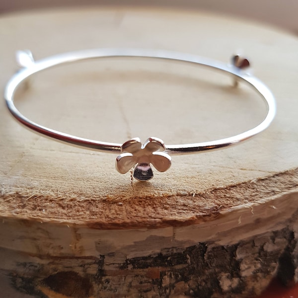 Flower Bangle - Etsy