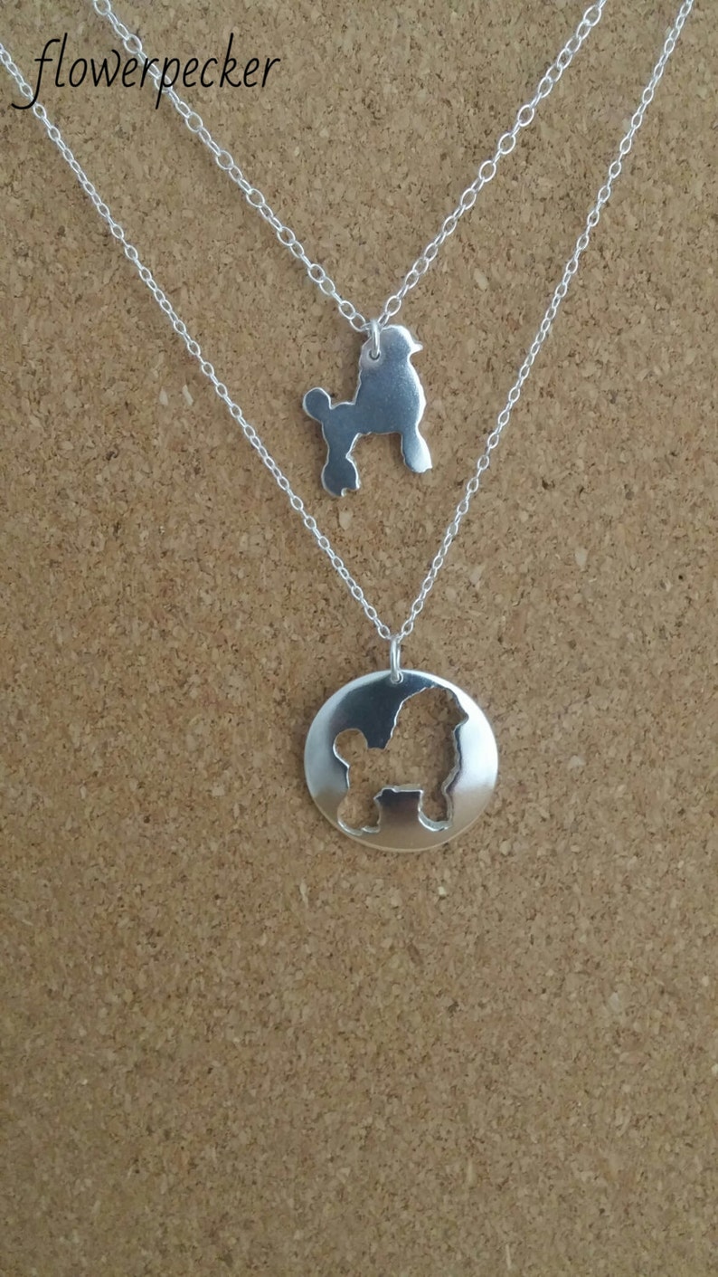 Poodle Necklace Poodle Pendant poddle Jewellery Poodle - Etsy UK