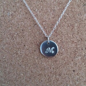 Letter M Pendant, Letter Necklace, Personalized Jewelry, Initial ...