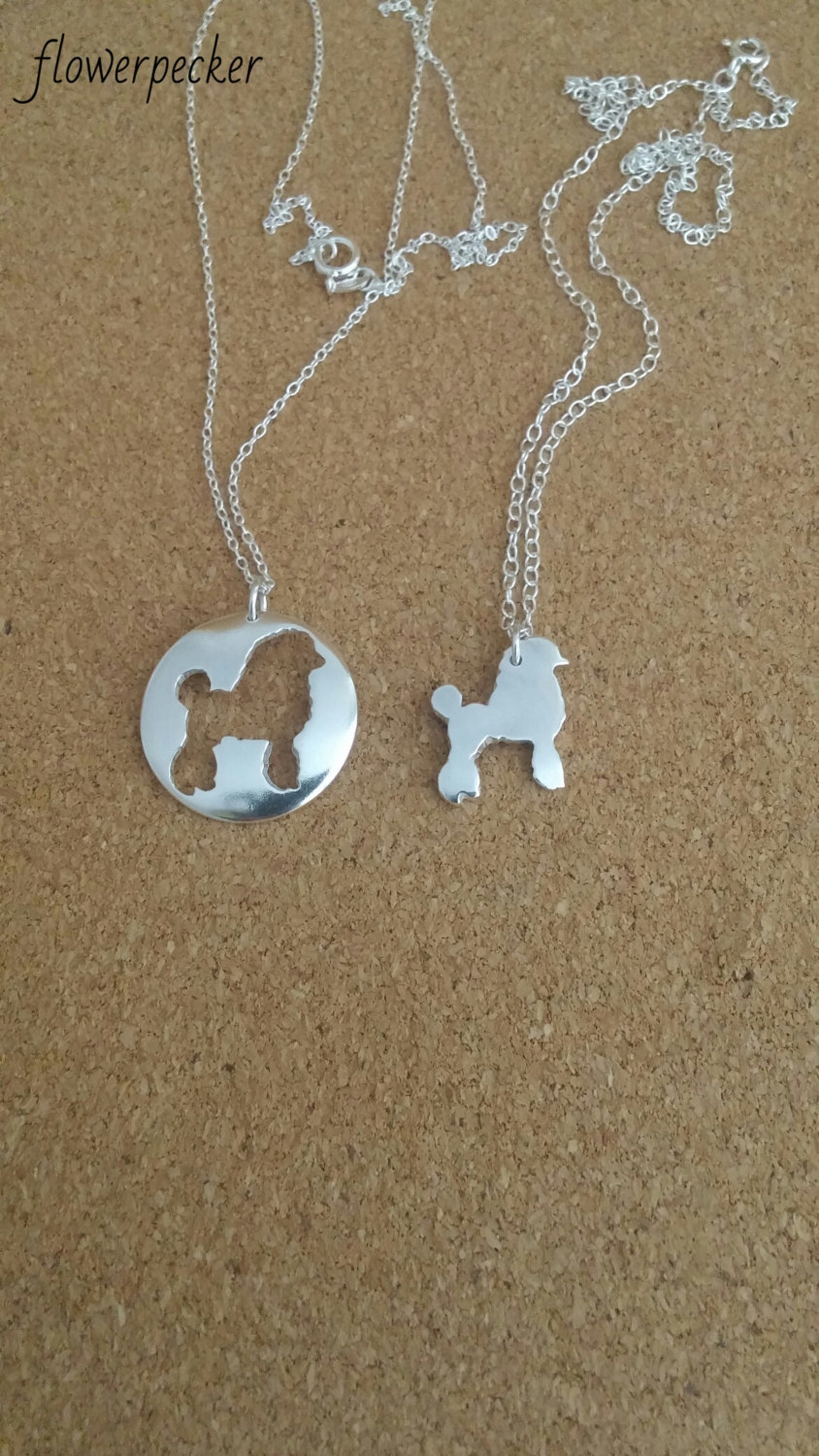 Poodle Necklace Poodle Pendant poddle Jewellery Poodle - Etsy UK