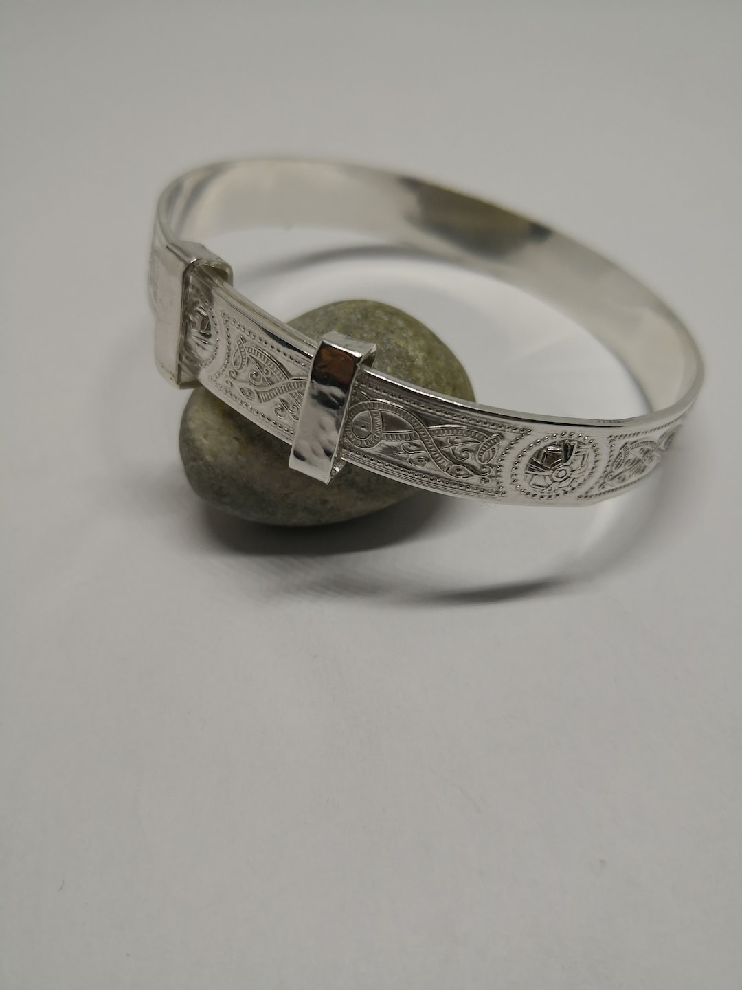 Silver Expandable Bangle, Statement Bangle, Sterling Silver Bangle ...