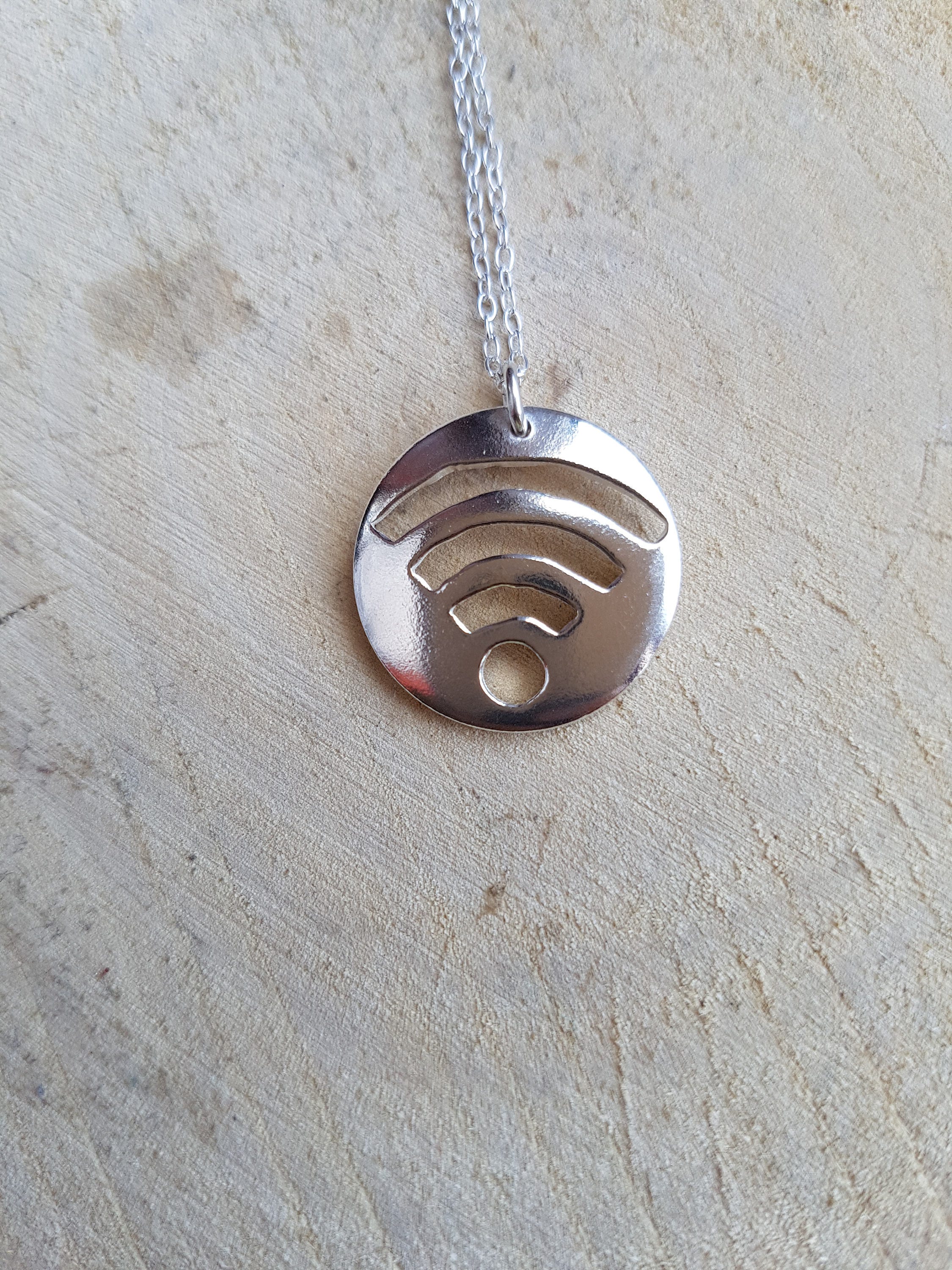 Wifi Necklace Unisex Jewellery Computer Jewelry Geek - Etsy UK