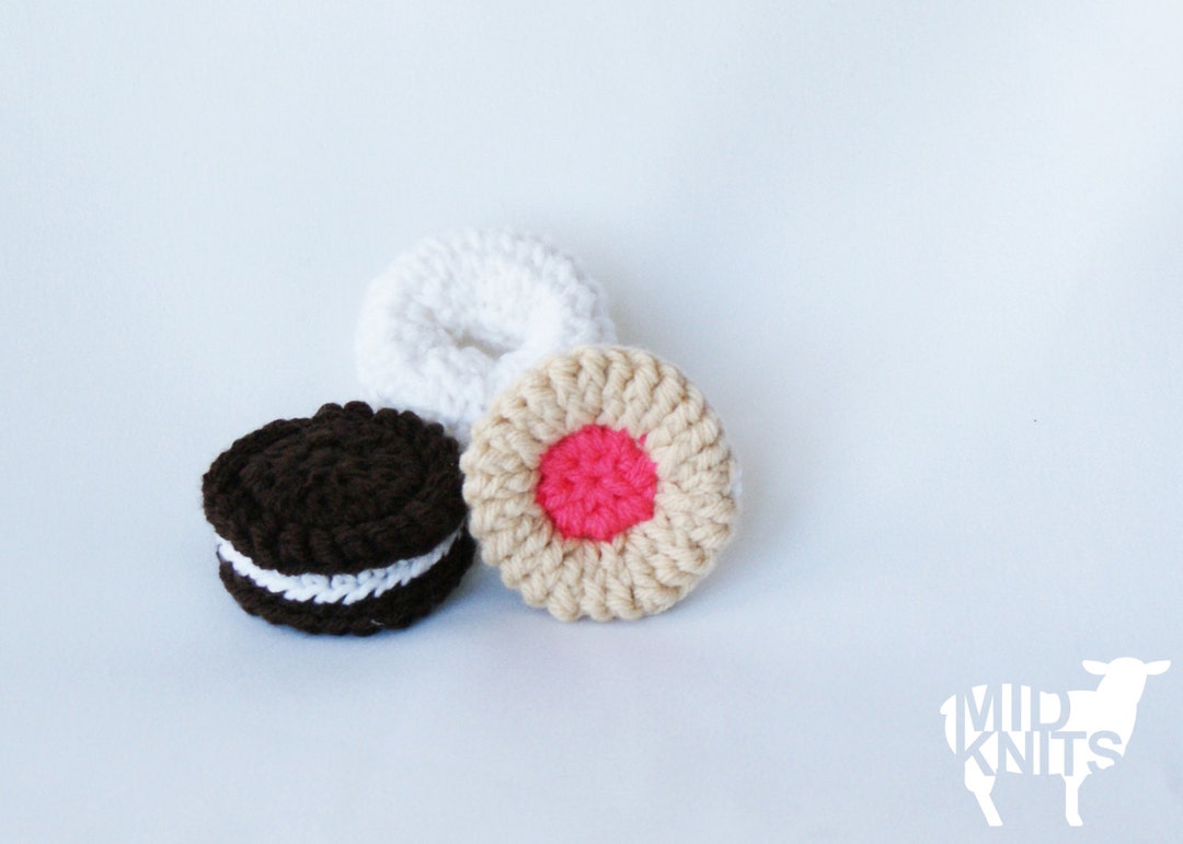 DIY Crochet PATTERN - Sweet Treats Mini Ornament Collection - 2.5 ...