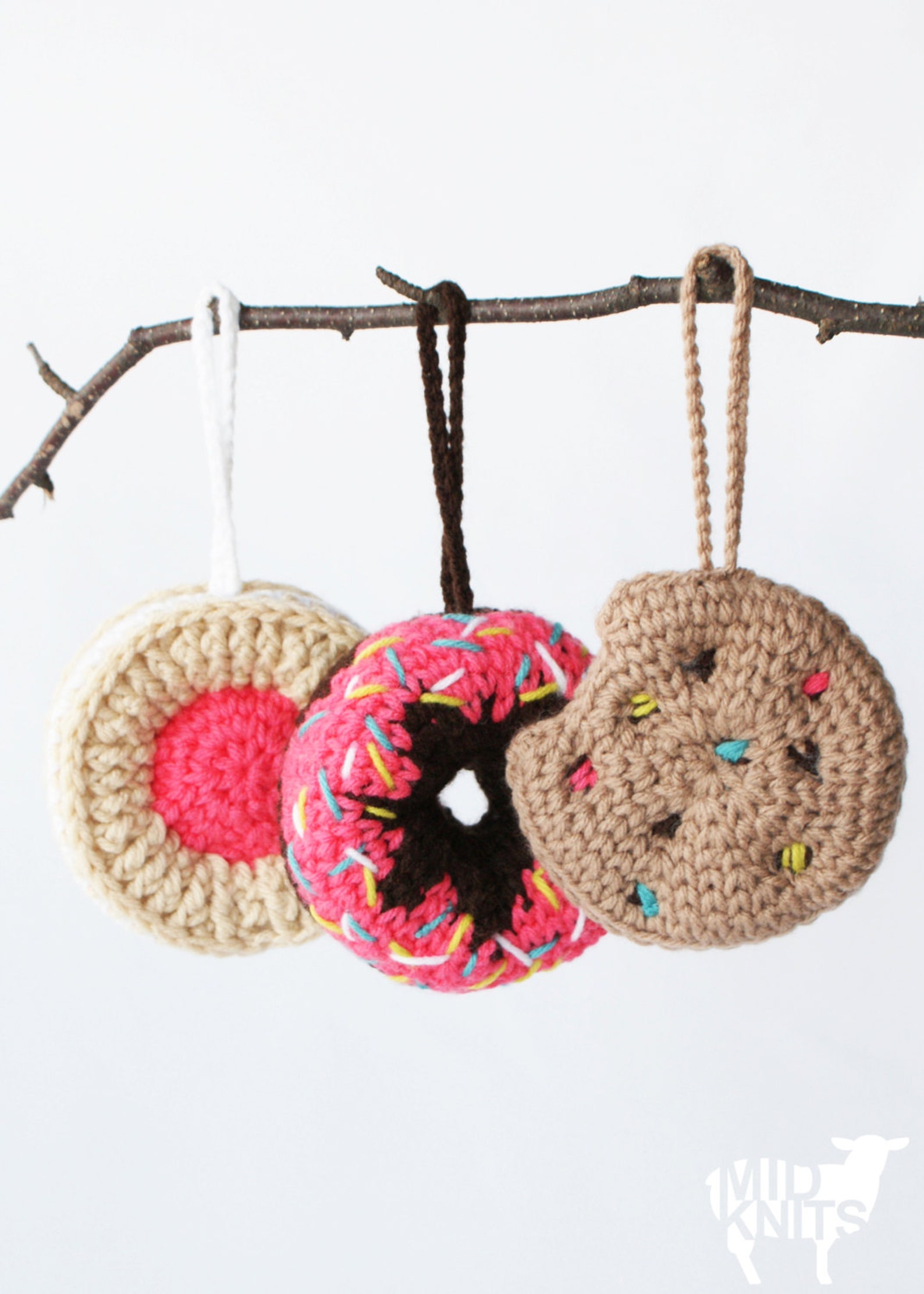 DIY Crochet PATTERN Sweet Treats Ornament Collection - Etsy