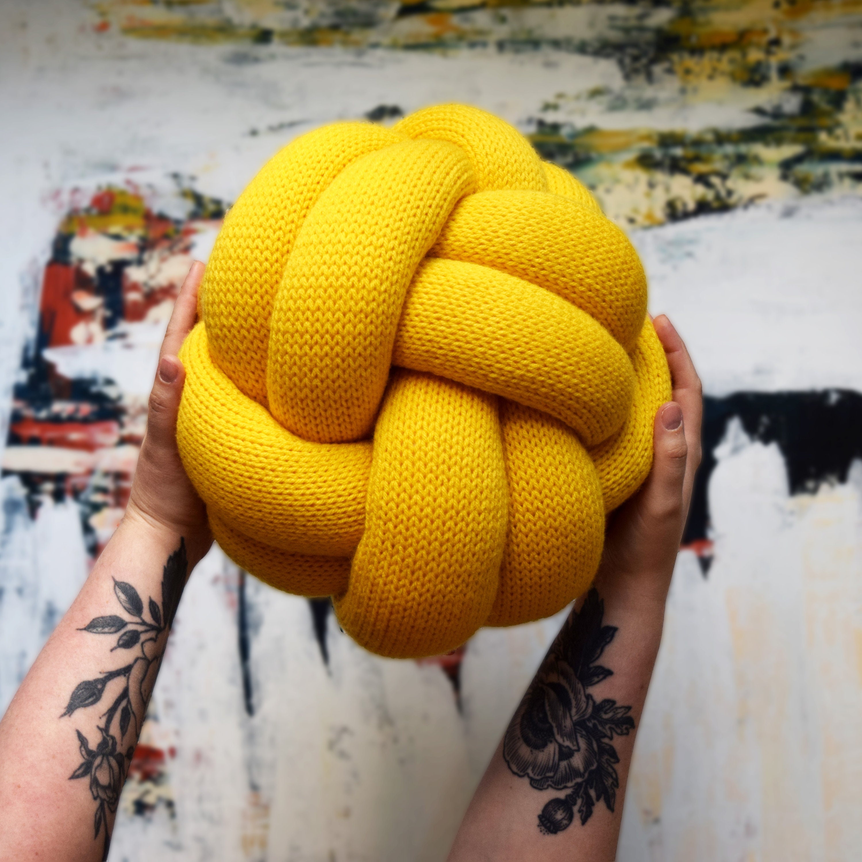 DIY Knitting PATTERN Knit Knot Pillows 2019007: Knitting - Etsy