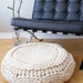 DIY Crochet PATTERN - Crochet Cable Footstool Cover Fits Ikea's Alseda ...