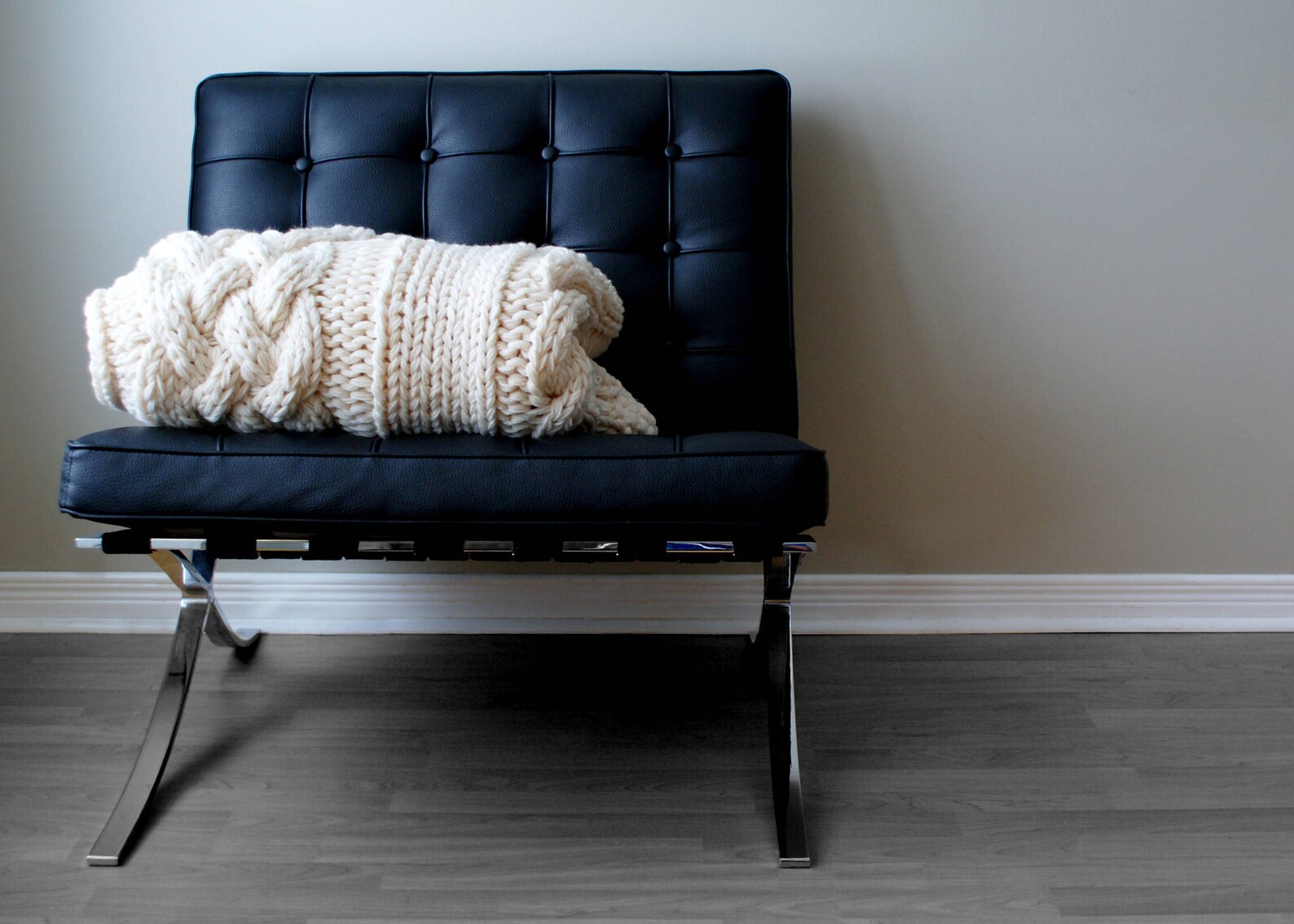 DIY Knitting PATTERN - Double Cable Throw Blanket (2012002); Oversized ...