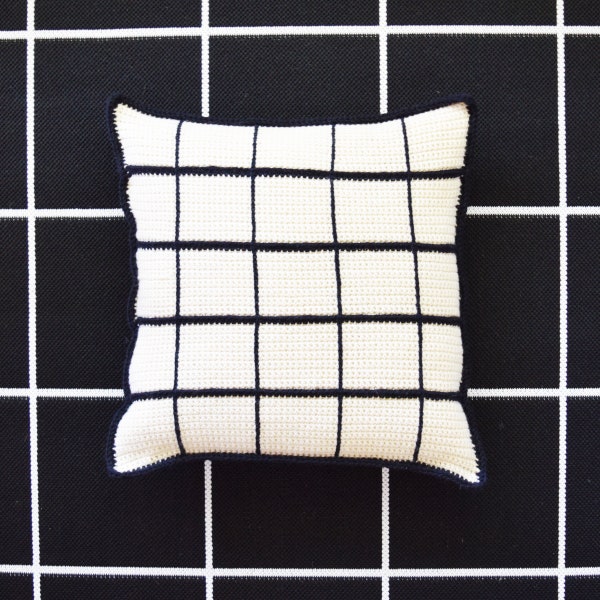 Grid Cushion - Etsy