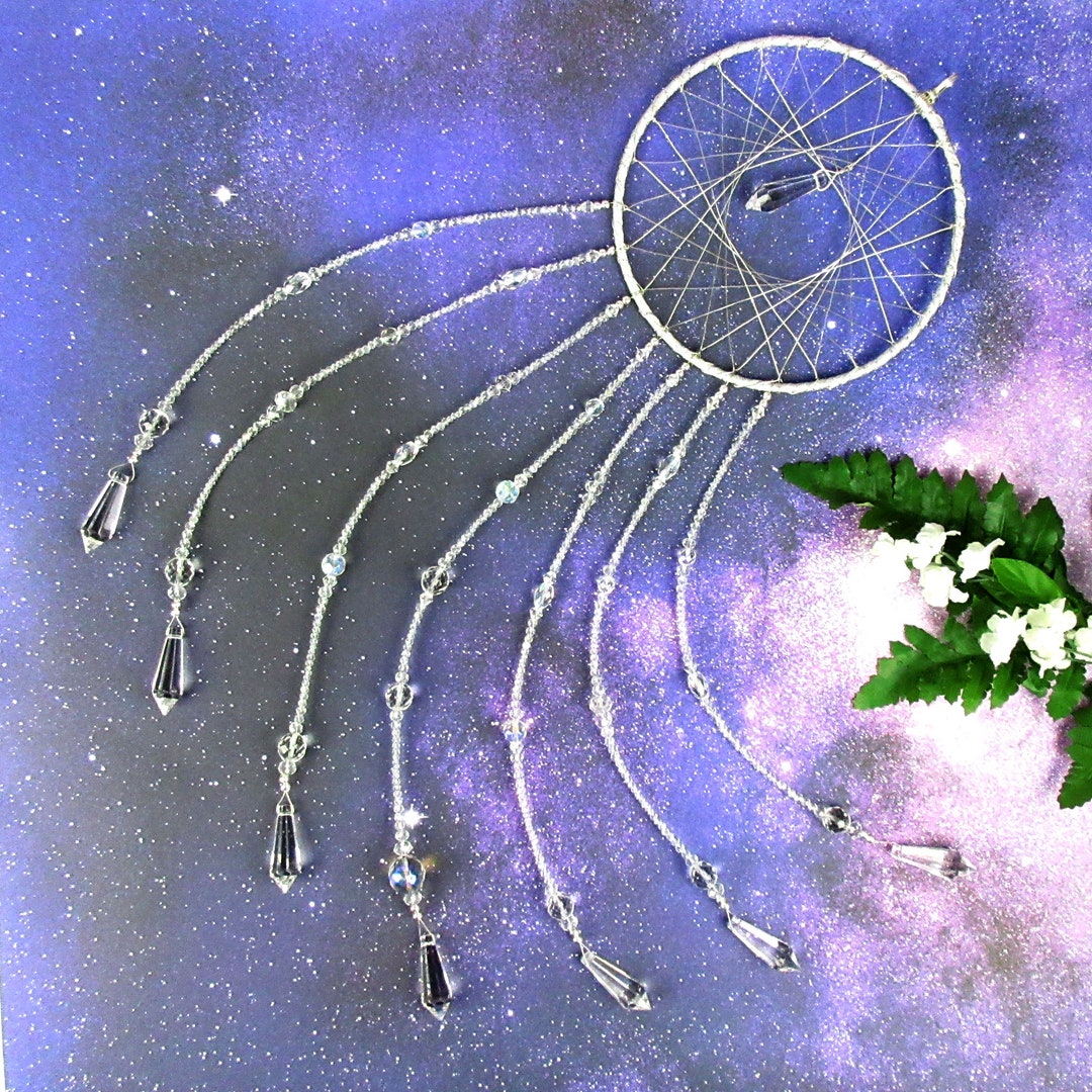 Crystal Suncatcher, Dream Catcher, Crystal Clear Asfour Full Lead ...