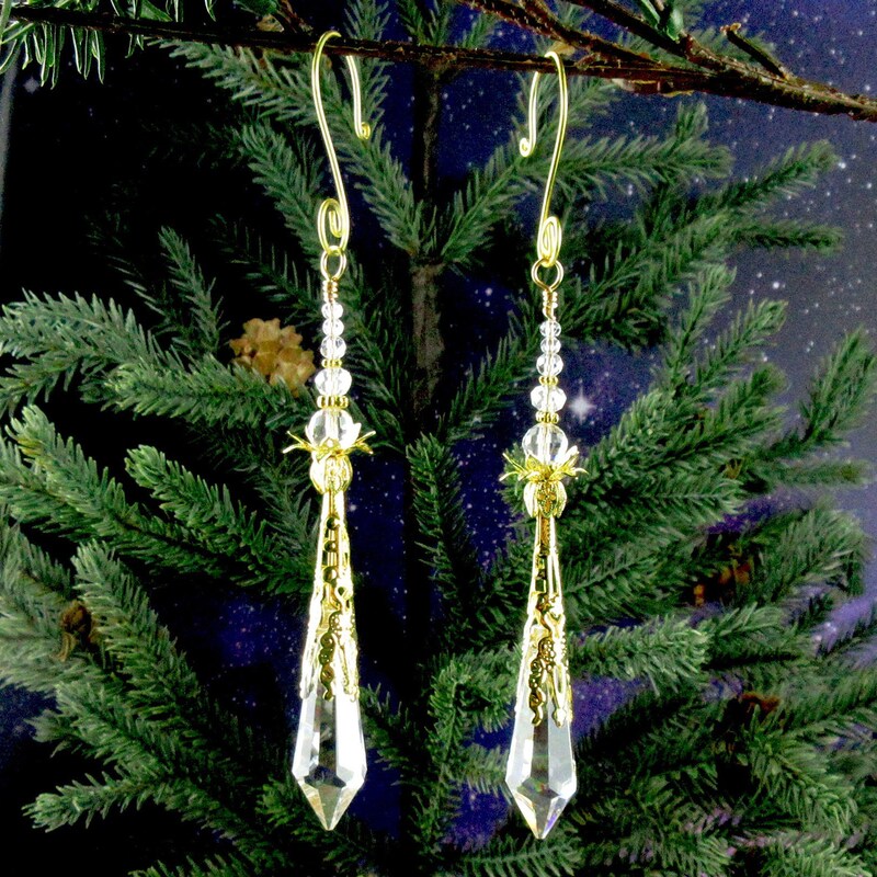 Crystal Ornaments - Etsy