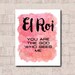 El Roi You Are the God Who Sees Me Printable Wall Art, Genesis 16:13 ...
