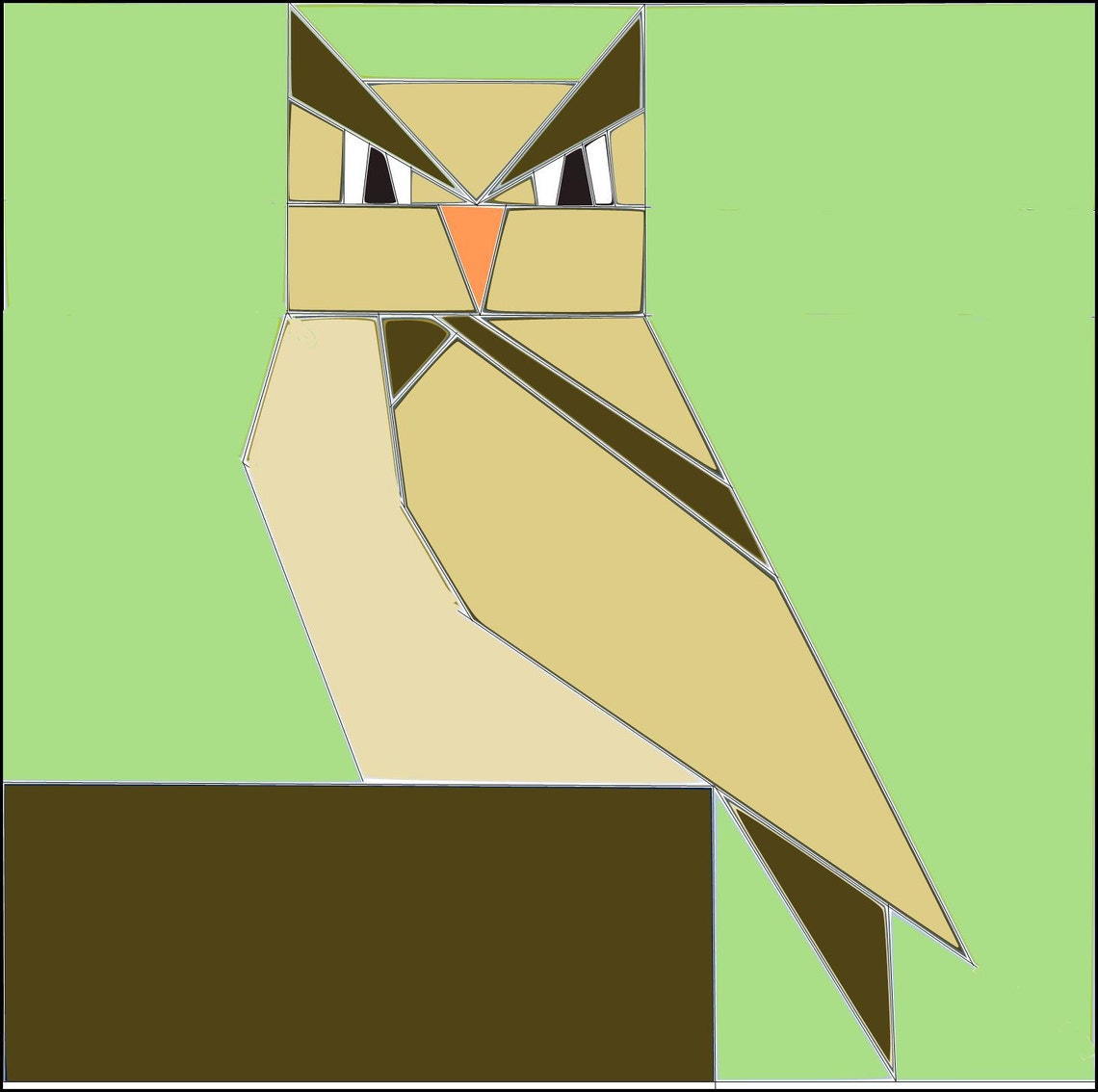 Paper Pieced Owl PDF Pattern - Etsy