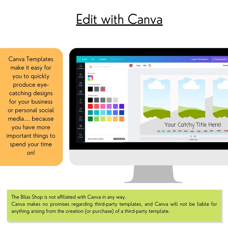 Youtube Channel Art and Complete Branding Kit, Canva Template - Etsy