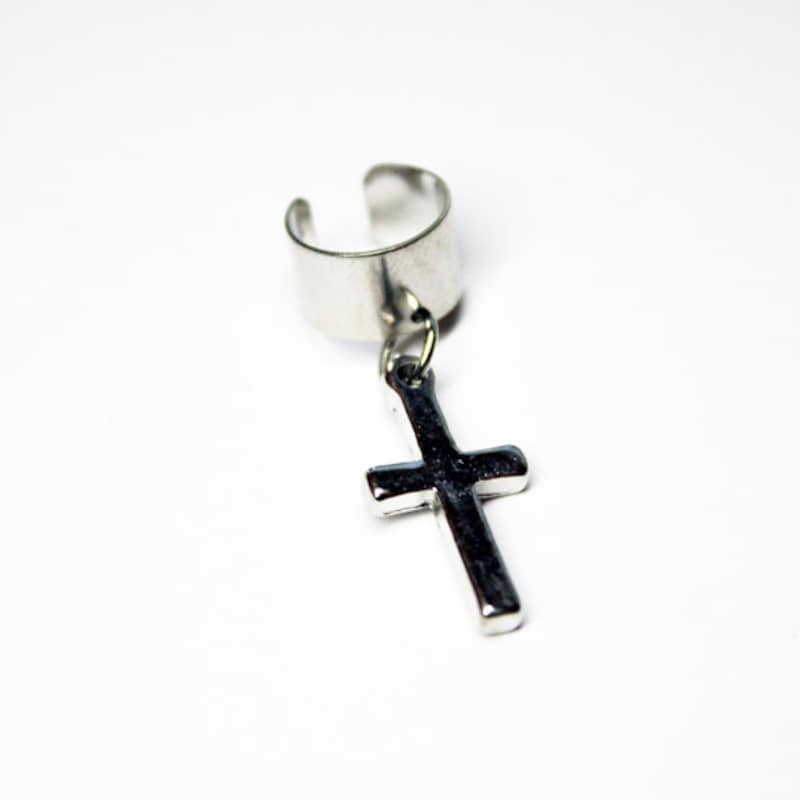 Cross Ear Cuff - Etsy