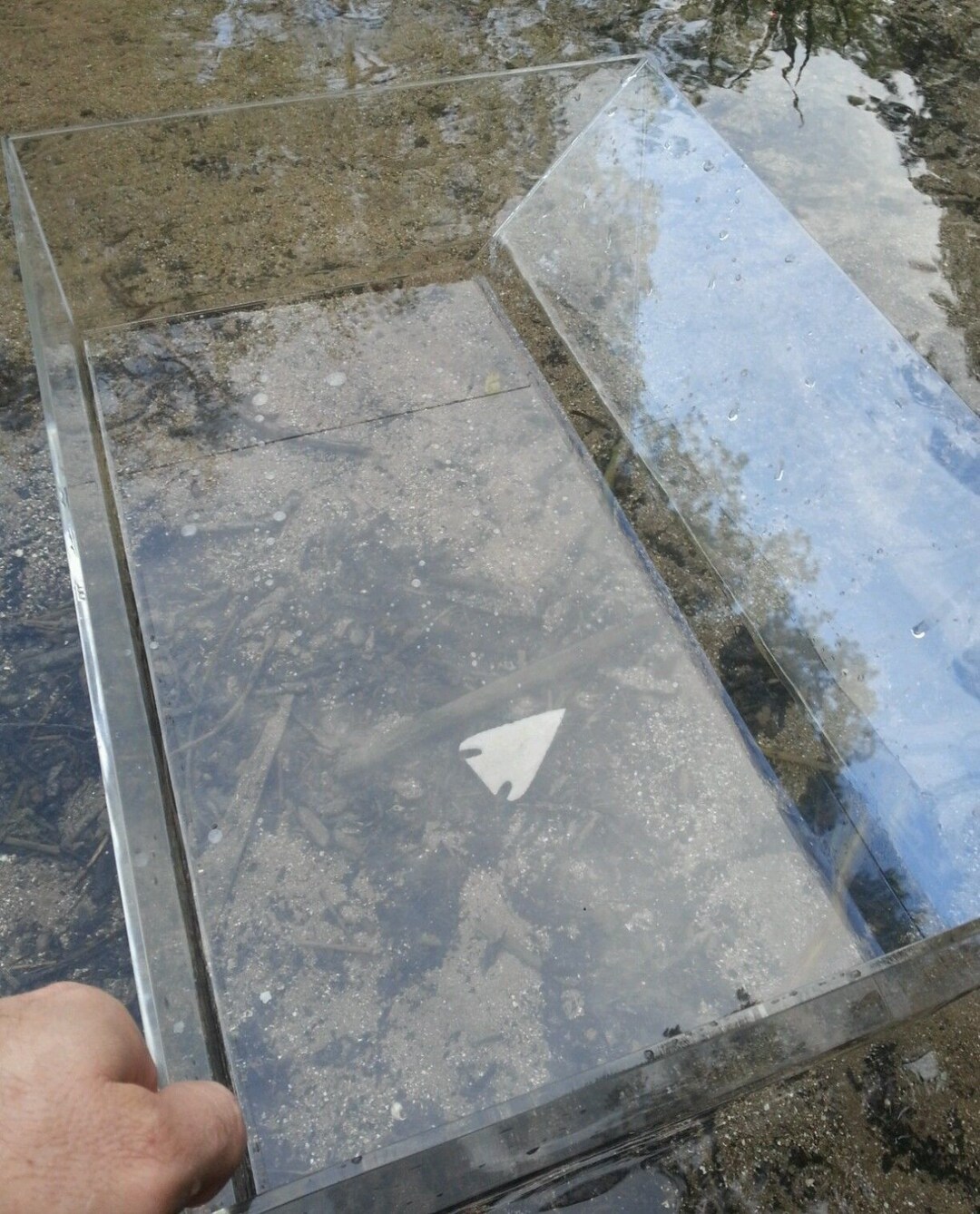 Underwater River Viewing Box for Rock and Arrowhead Artifact Collection ...