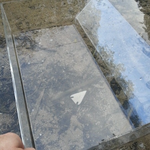 Underwater River Viewing Box for Rock and Arrowhead Artifact Collection ...