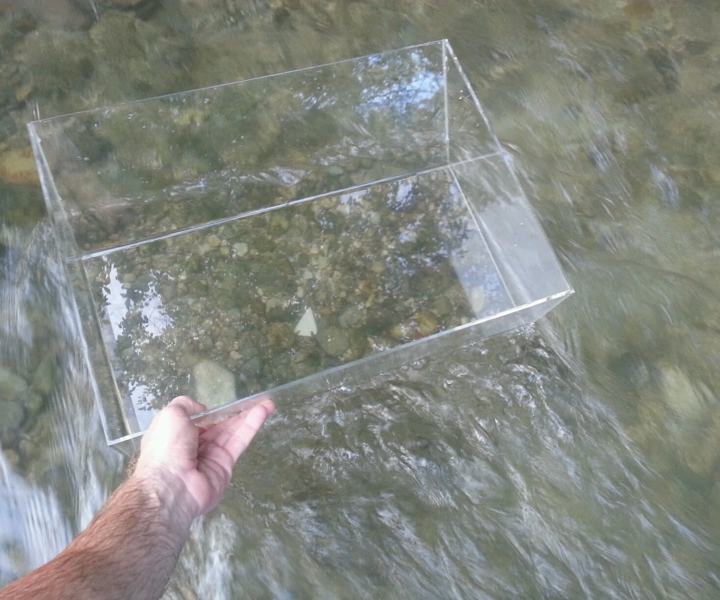 Underwater River Viewing Box for Rock and Arrowhead Artifact Collection ...