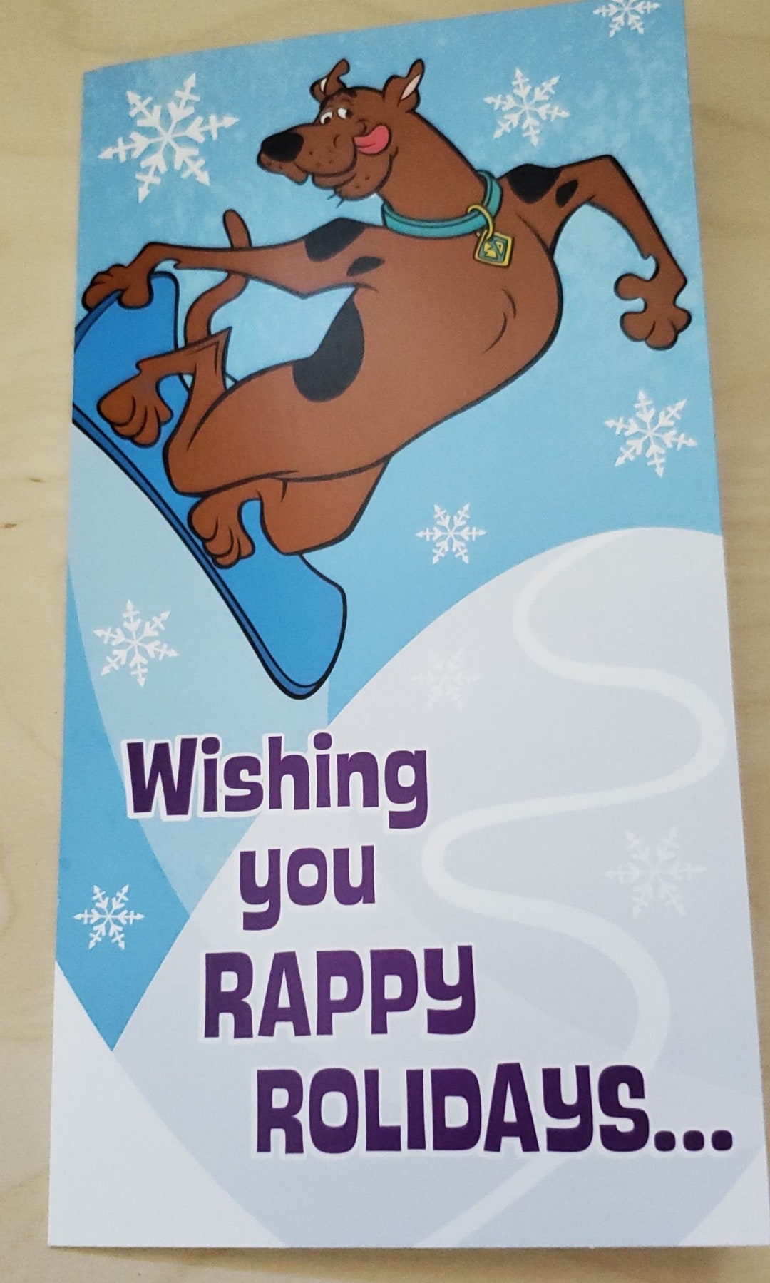 1 Set of 3 Scooby Doo Christmas Cards 1 Set of 3 Cards - Etsy