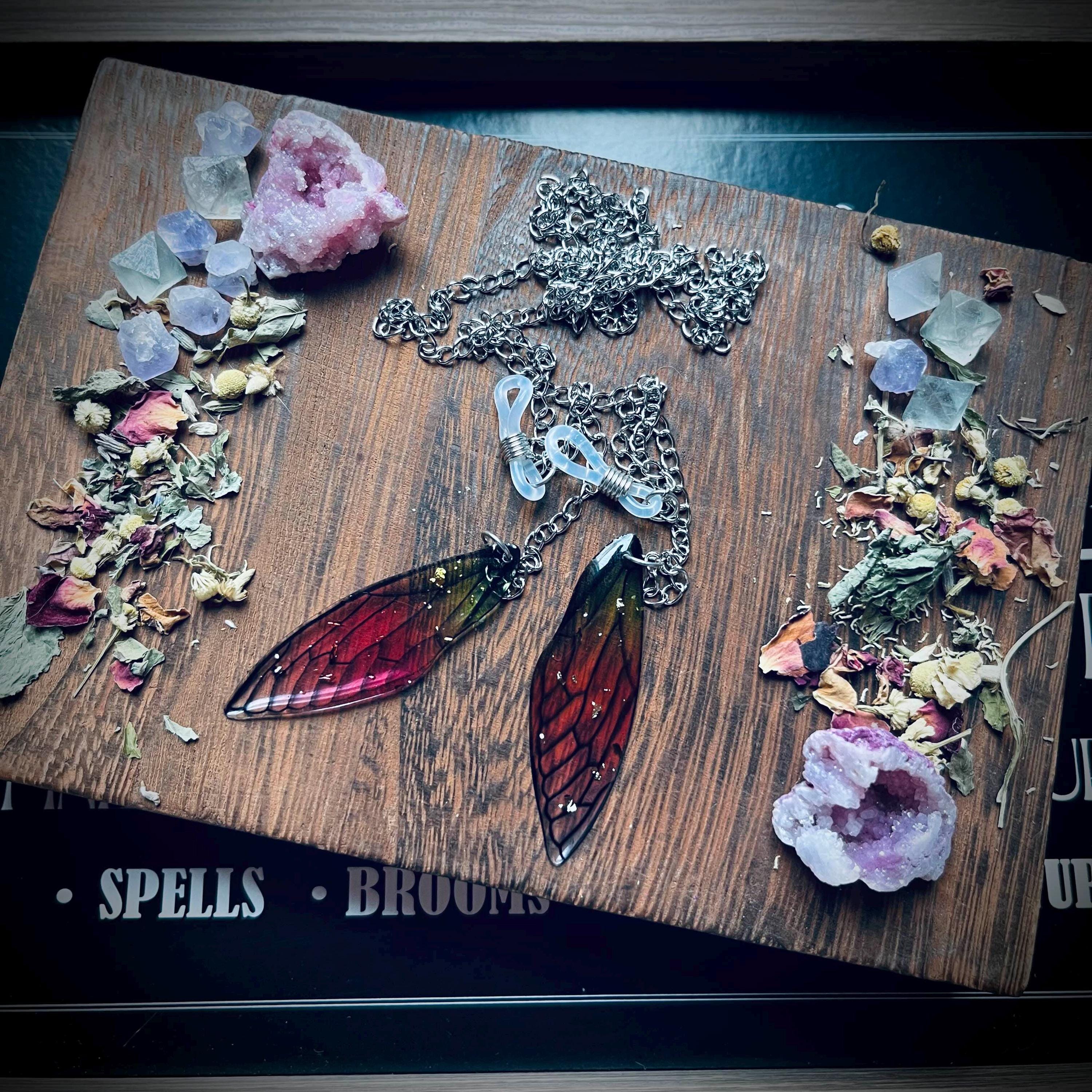 Faerie Eyeglasses Chains With Charms - Acrylic Charms, Fae - Etsy