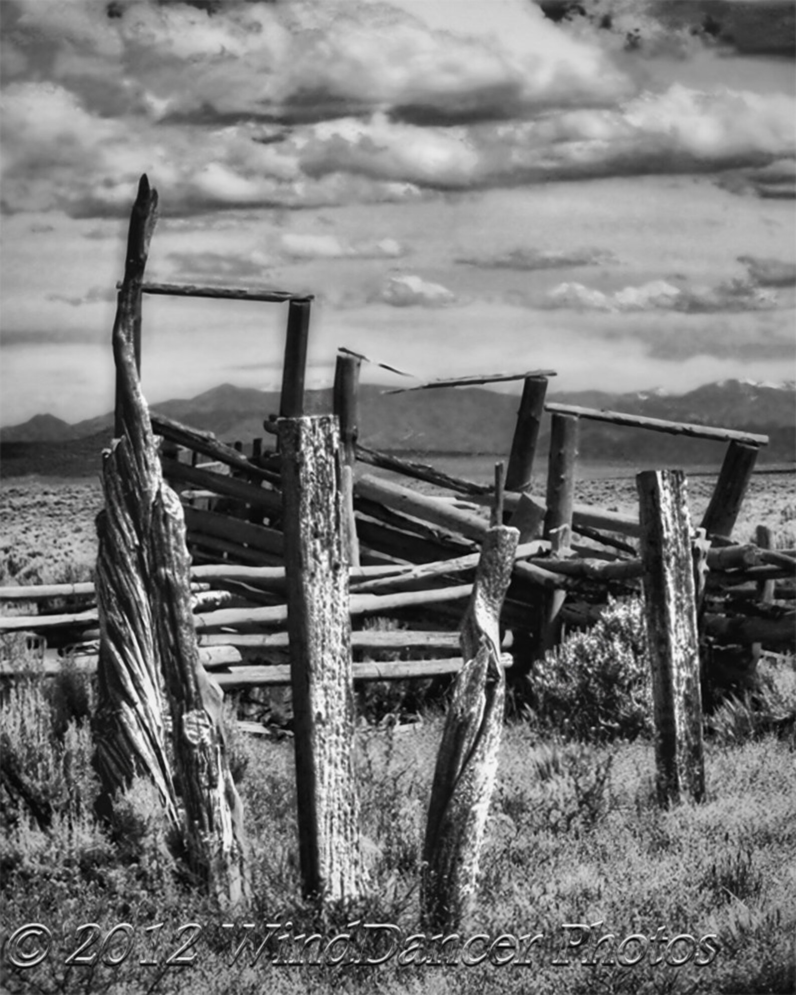 Western Art, Old Corral, Fine Art Photo, Southwest, 16x20 Matted Photo ...