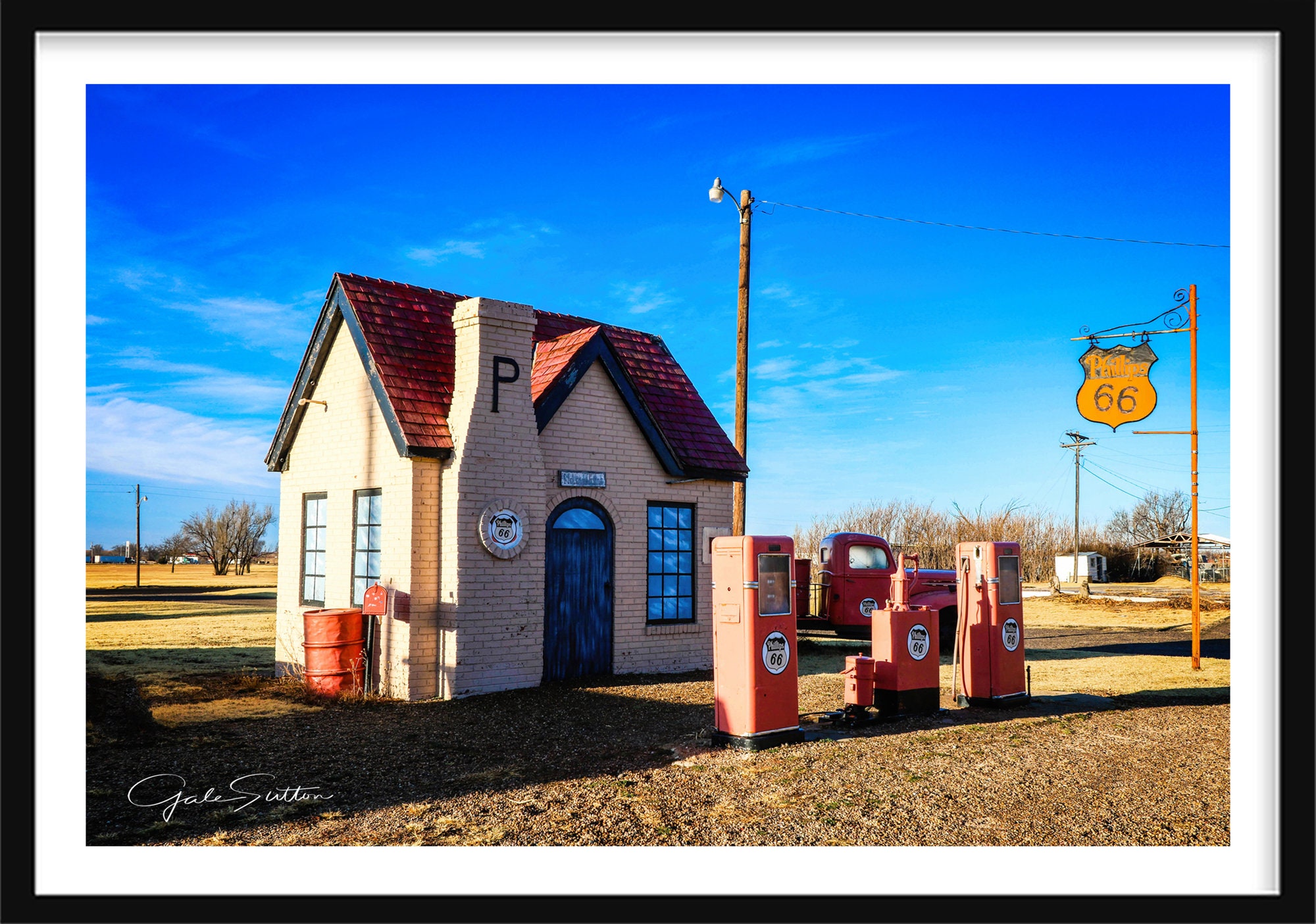 Texas Panhandle, Retro, Fine Art Photo, Route 66 Photo, Phillips 66 ...