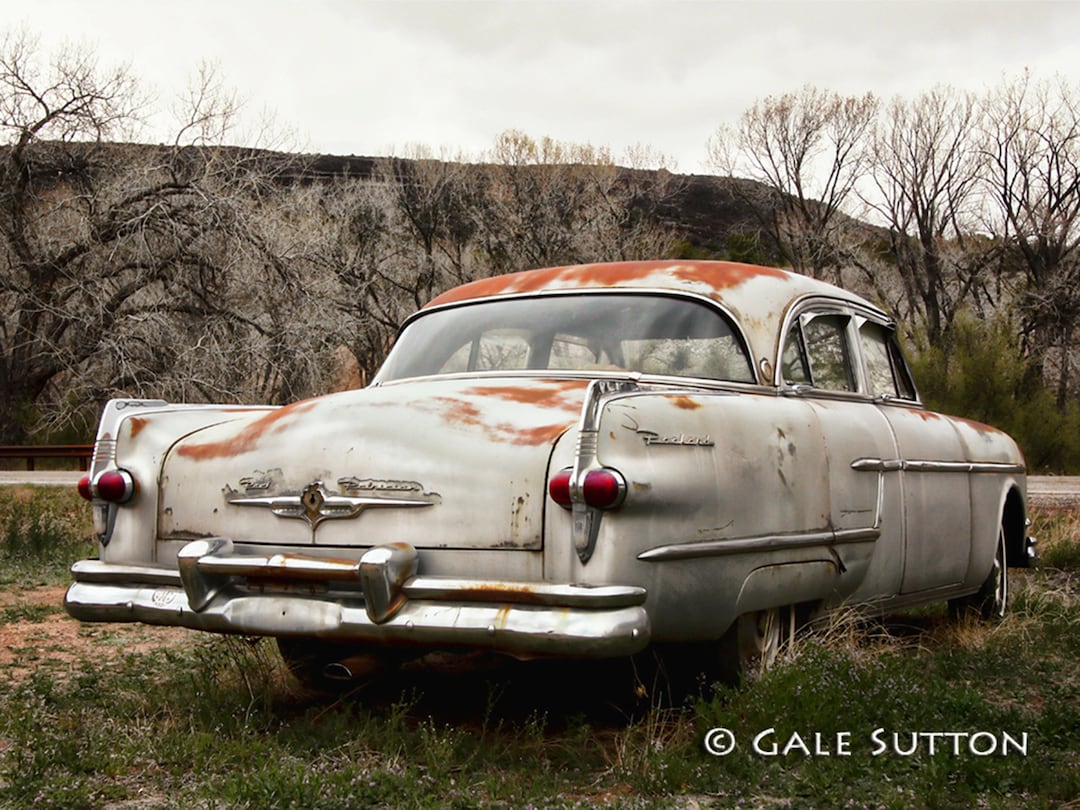 Old Packard, Classic Car Photo, Rusted Car, Rusty Packard, Art for ...