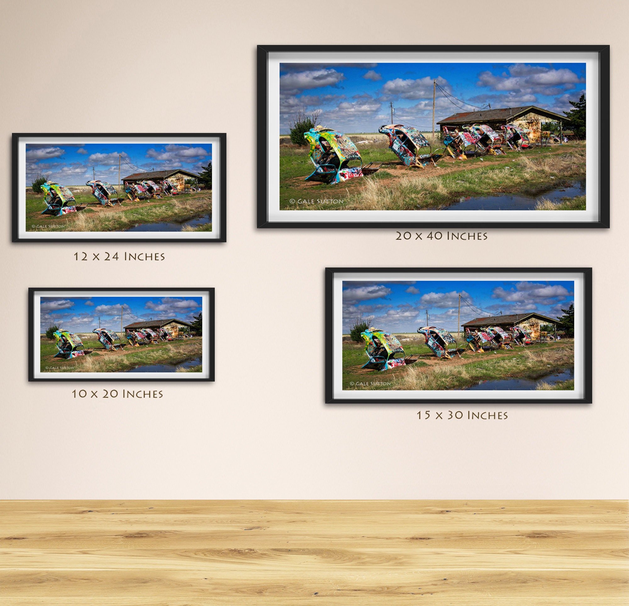 Route 66, Fine Art Photo, Beetle Ranch, Texas, Painted VW Bugs, Rt. 66 ...