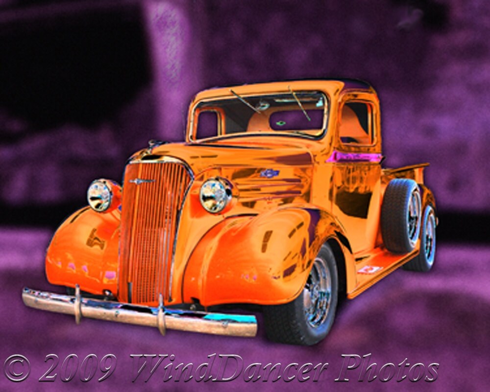 30's Chevy Truck - Metallic Fine Art Photo - Old Chevy Truck - Man Cave ...