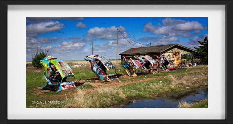 Route 66, Fine Art Photo, Beetle Ranch, Texas, Painted VW Bugs, Rt. 66 ...