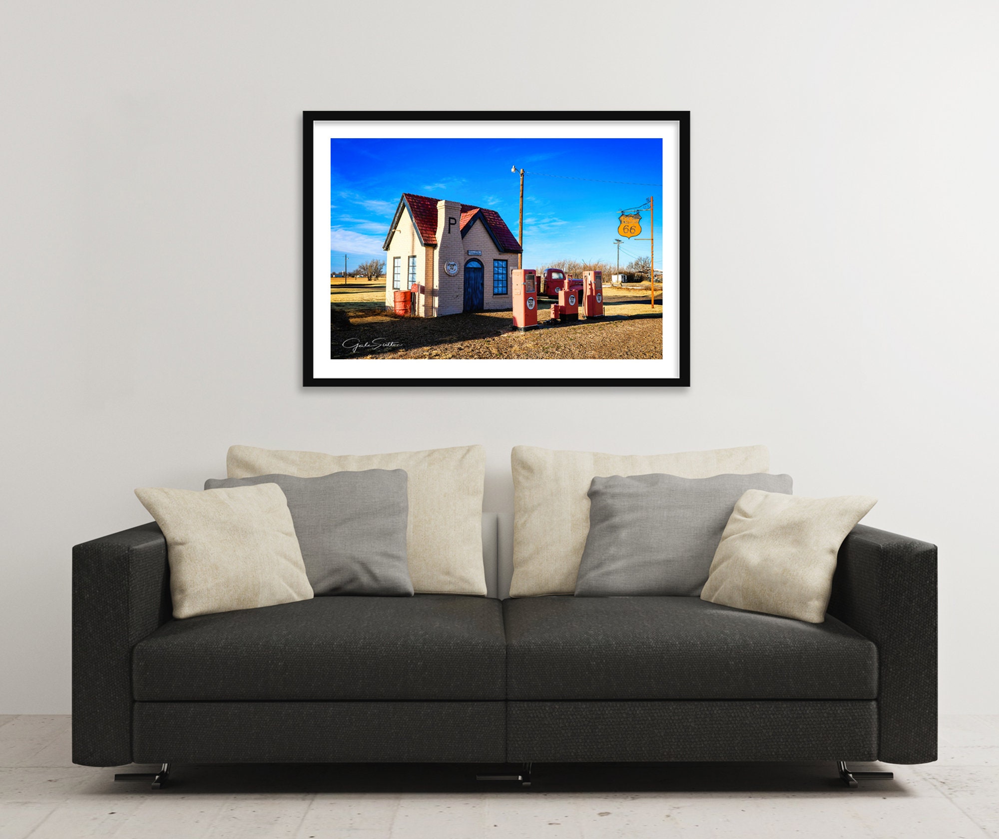 Texas Panhandle, Retro, Fine Art Photo, Route 66 Photo, Phillips 66 ...