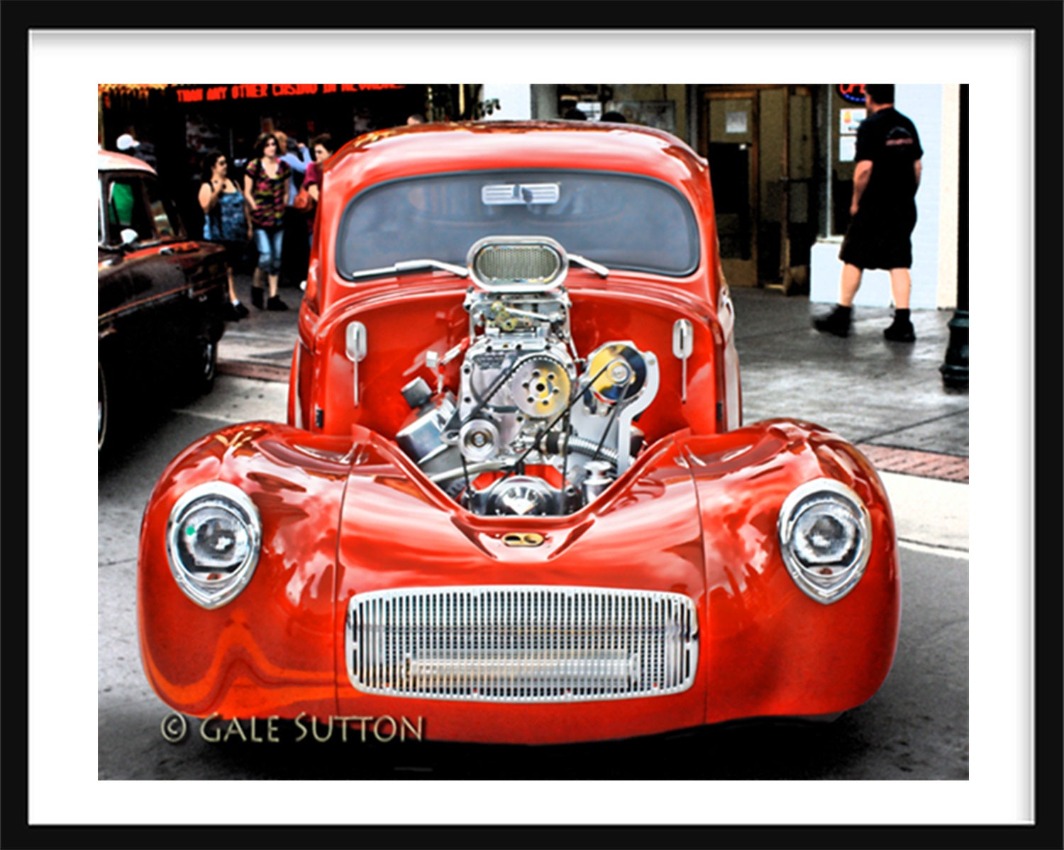 Hot Rod, Fine Art Photo, Classic Car, Retro, 1941 Willys Coupe, Hot Rod ...
