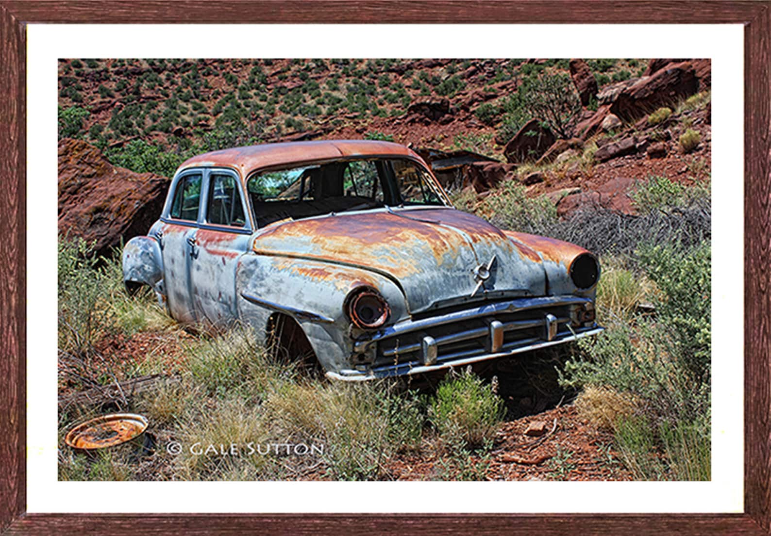 Rusted Classic Car, Fine Art Photo, Rusted Car, Old Car Art, Blue, Rust ...