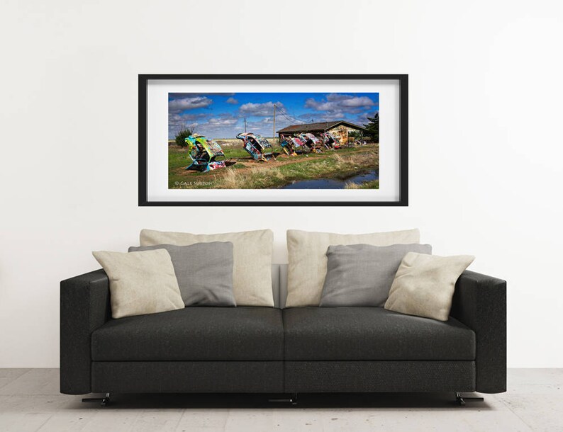 Route 66, Fine Art Photo, Beetle Ranch, Texas, Painted VW Bugs, Rt. 66 ...
