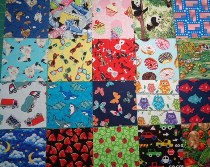 I Spy 5" Quilt Blocks,charm Pack,set of 20 - FREE SHIPPING - Etsy