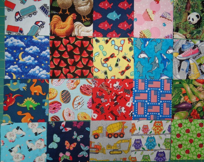 I Spy 5" Quilt Blocks,charm Pack,set of 20 - FREE SHIPPING - Etsy