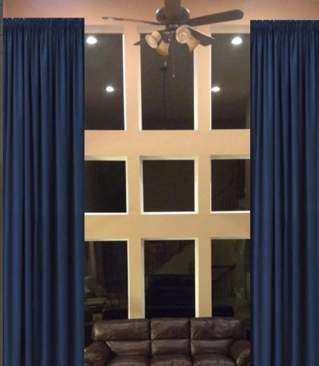 11 Colors 7 Oz Curtains Small Window Through Extra Long Curtains 2 ...