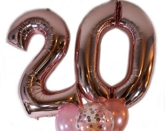 Rainbow Confetti Balloon Bouquet Balloon Bundle Neon - Etsy