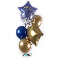 14 Script Gold Silver Letter Balloons Air Fill Balloon CUSTOM Balloon ...