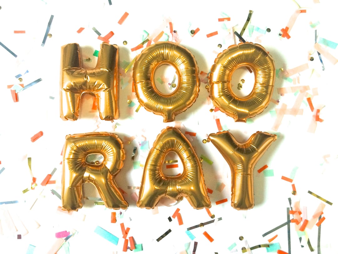 Mini 7 Inch Gold Silver Mylar Letter and Number Balloon Air Fill ...