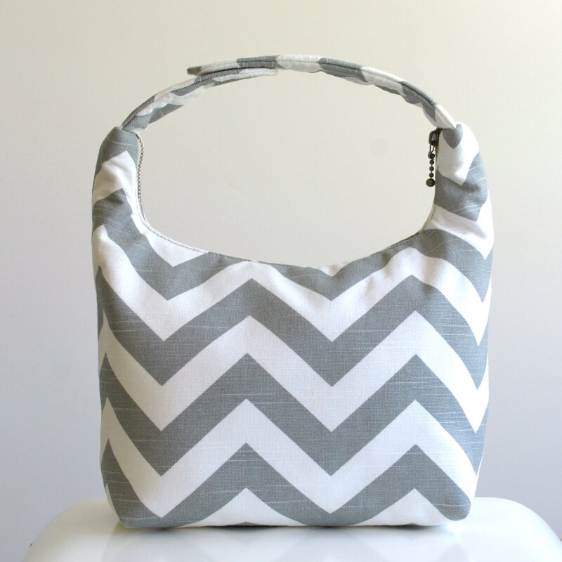 Chevron Lunch Bag - Etsy