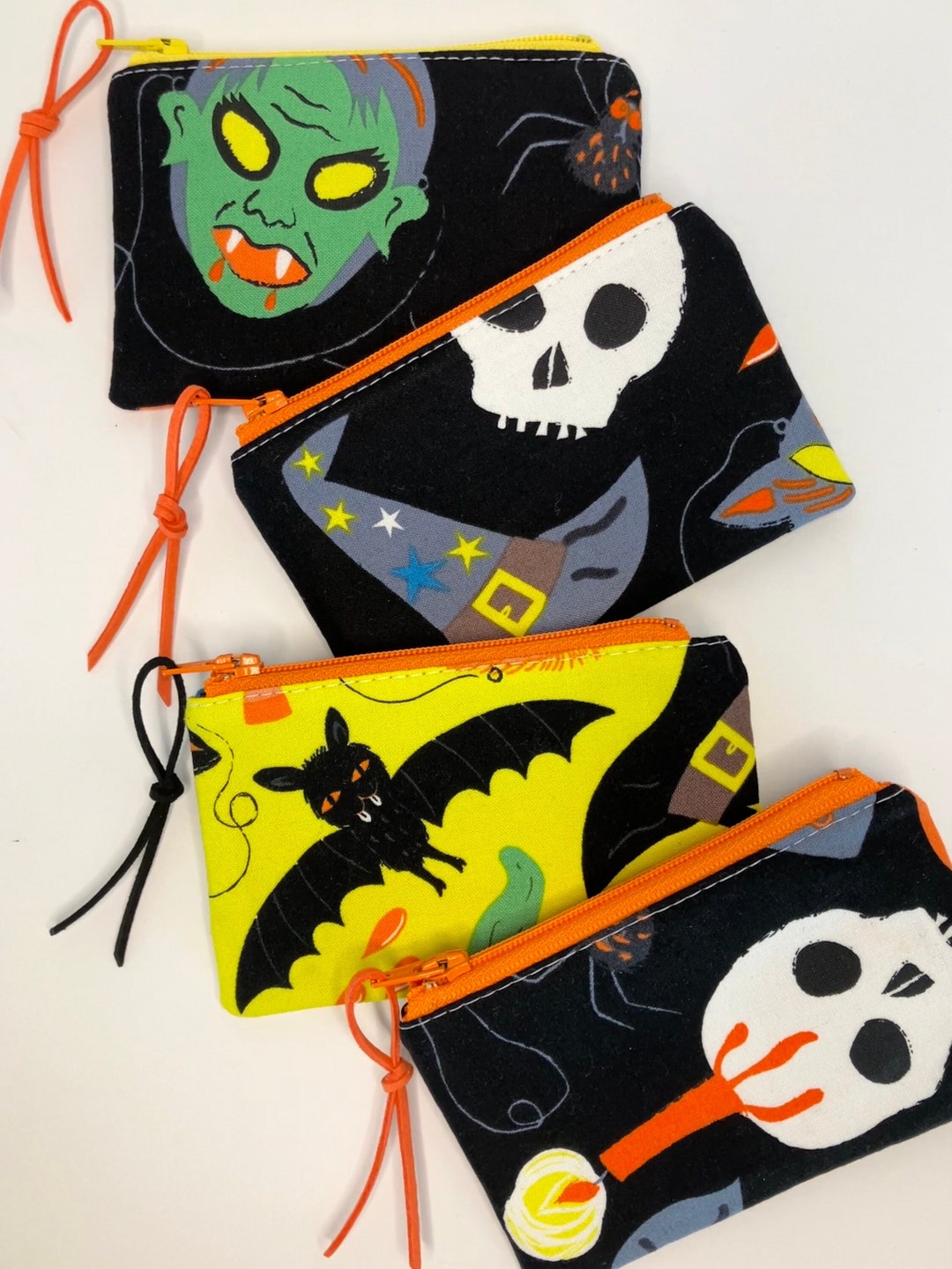A Scary Disguise Halloween Coin Pouch. Small, 3x5 Inches. Choose a ...