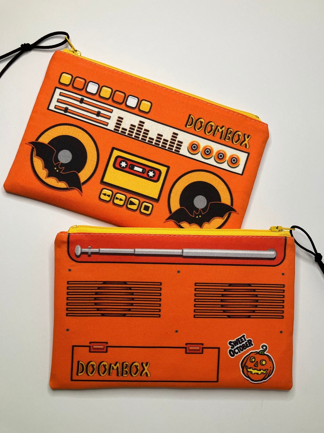 Candy Corn DOOMBOX Zipper Pouch. A Sweet October Custom Design 5x8 ...