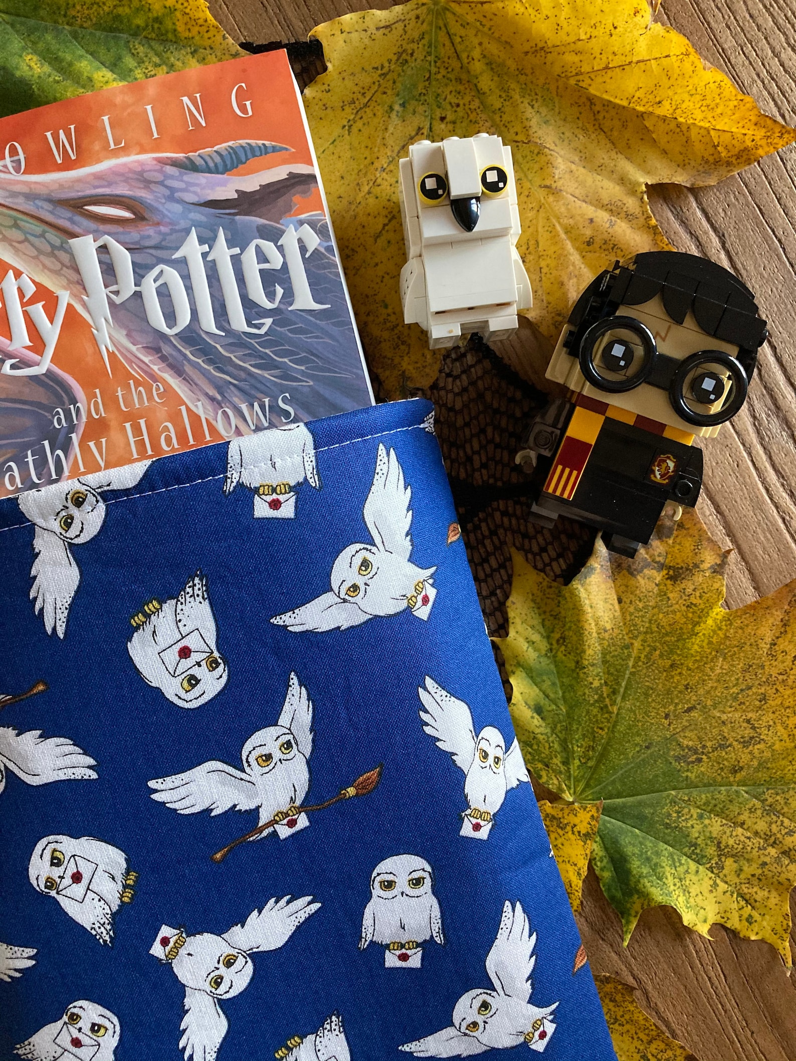 Hedwig Book Sleeve. Harry Potter Book Cover. Fits Medium | Etsy