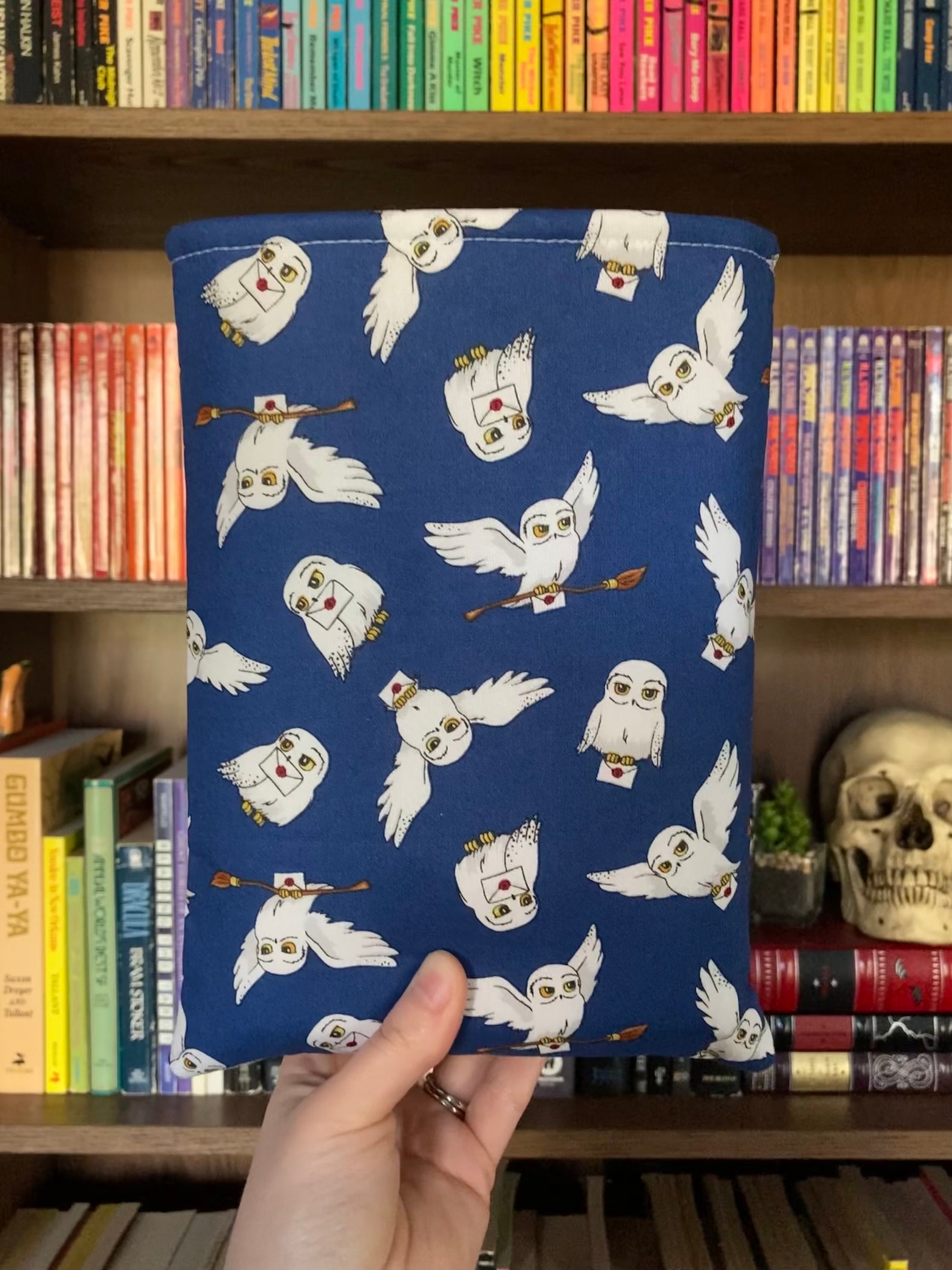 Hedwig Book Sleeve. Harry Potter Book Cover. Fits Medium - Etsy