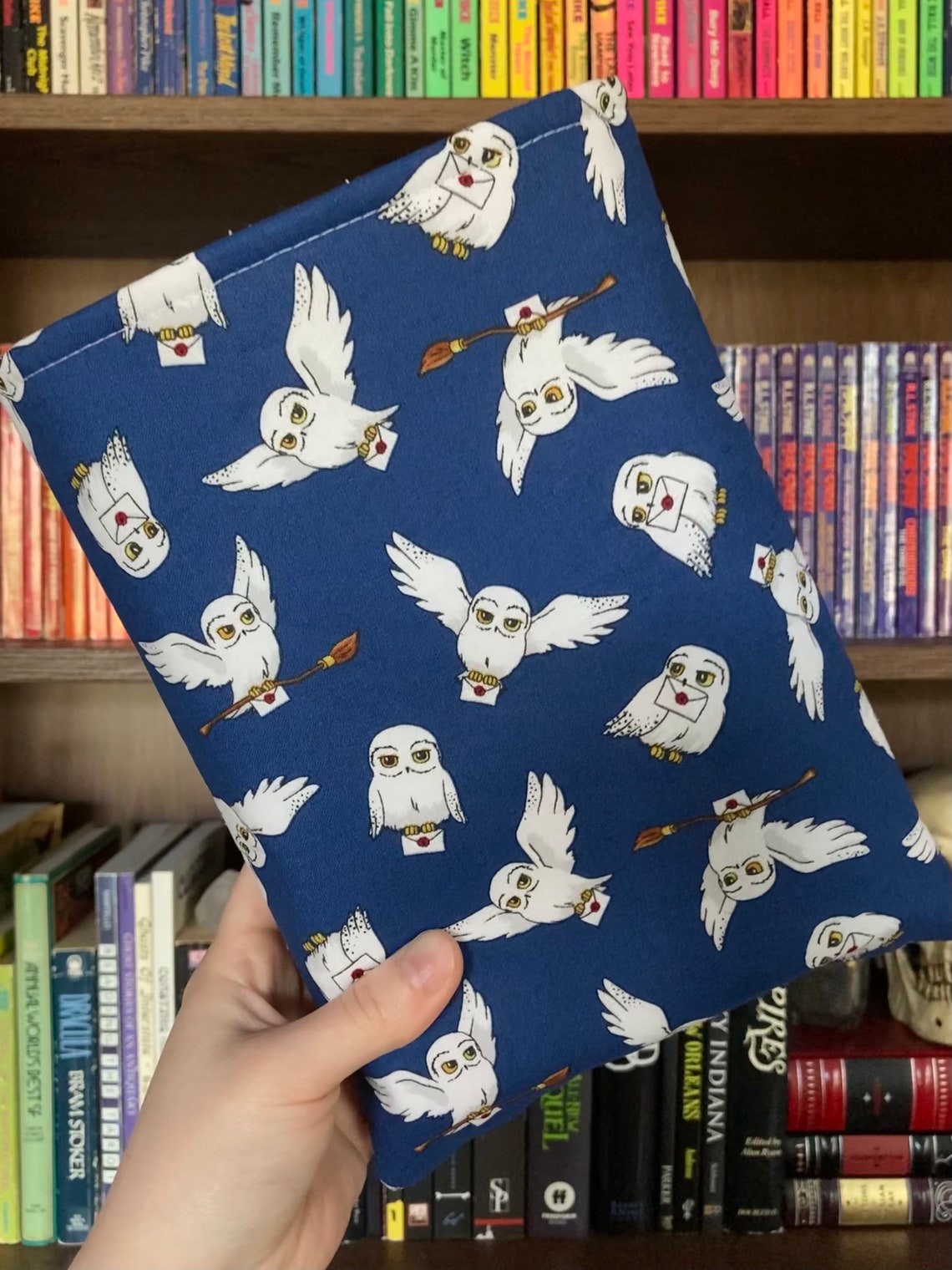 Hedwig Book Sleeve. Harry Potter Book Cover. Fits Medium - Etsy
