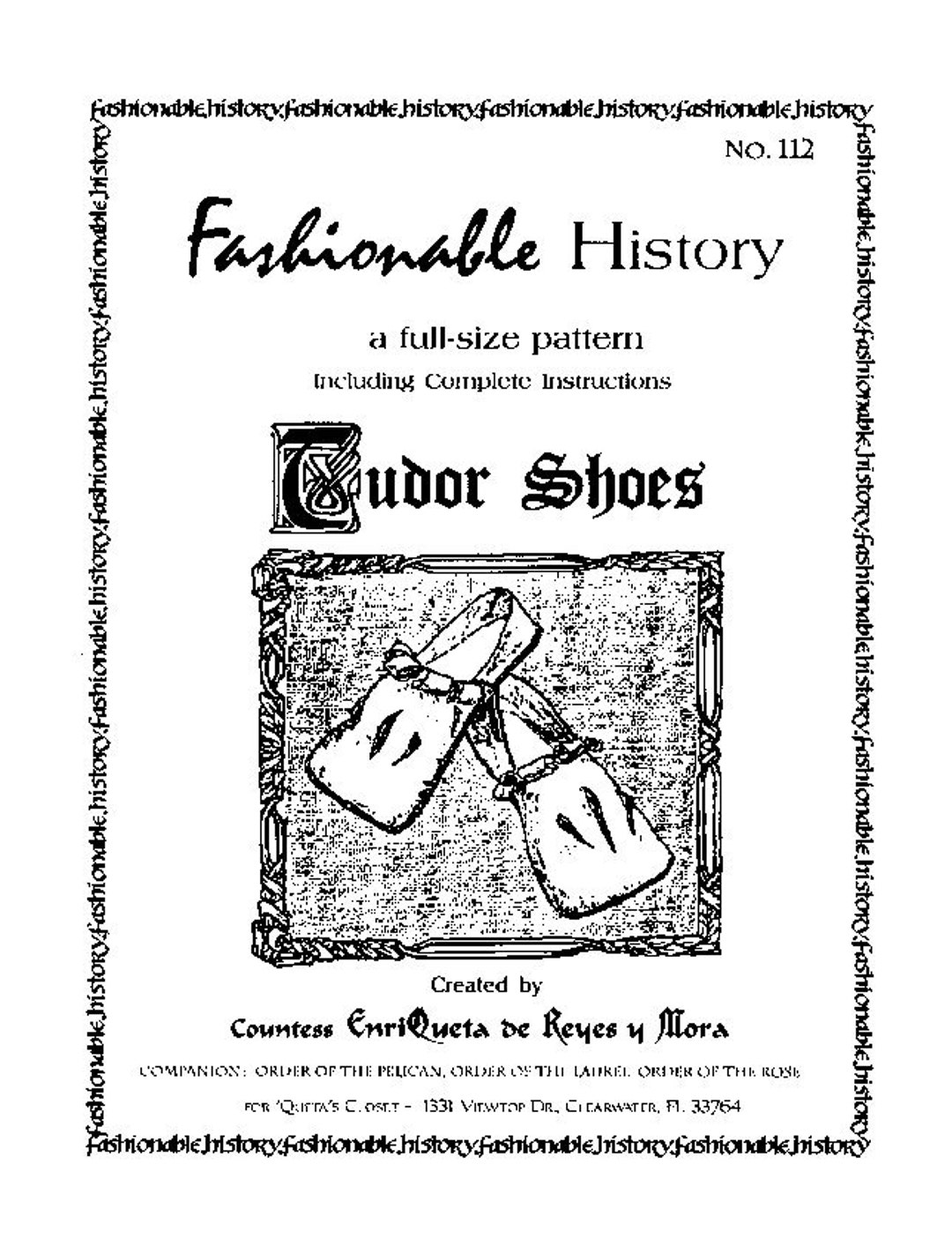 Tudor Square Toed Shoe Pattern - Etsy